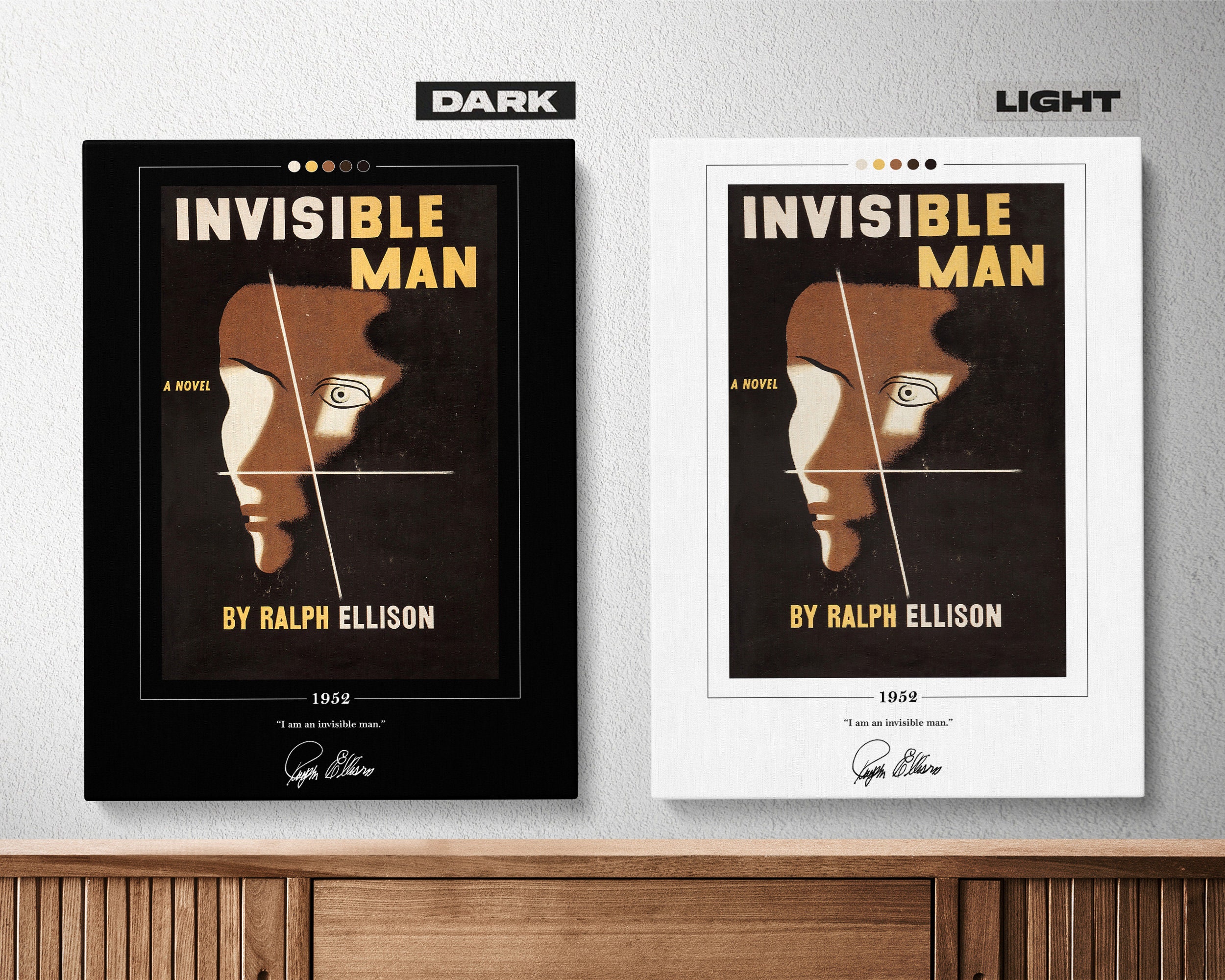 Invisible Man Ralph Ellison Book Cover