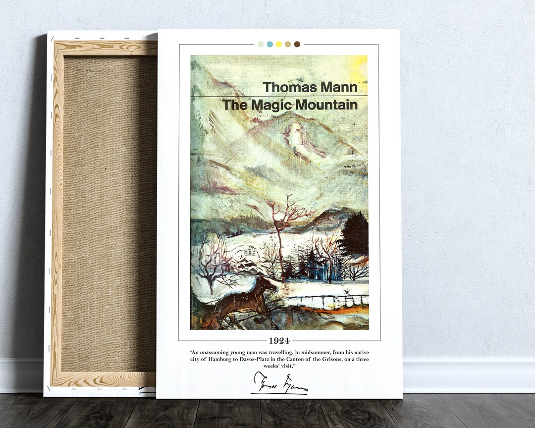 The Magic Mountain Book Cover Poster | Thomas Mann, the Magic Mountain ...