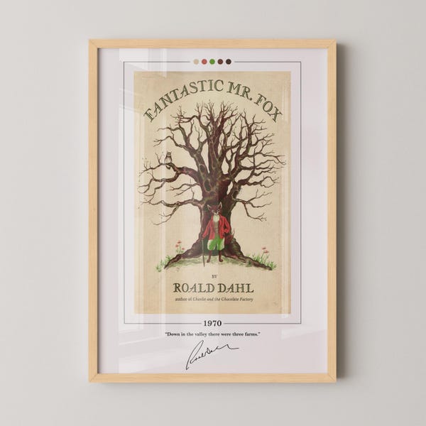 Fantastic Mr Fox Cover - Etsy UK