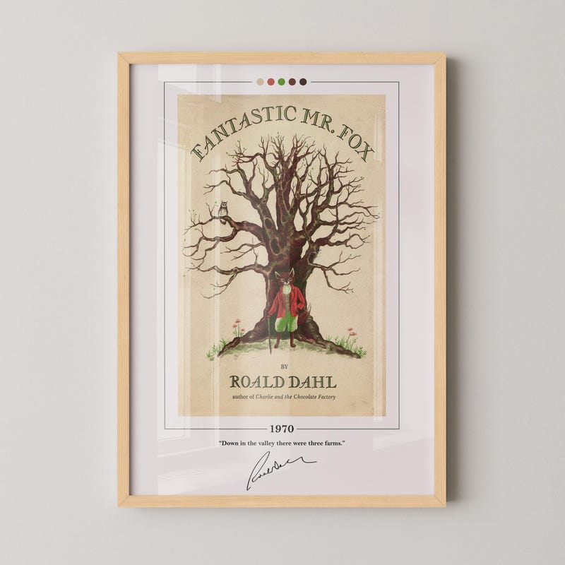 Fantastic Mr Fox Cover - Etsy UK
