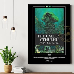 Call of Cthulhu Book Cover Poster | H. P. Lovecraft, Call of Cthulhu ...