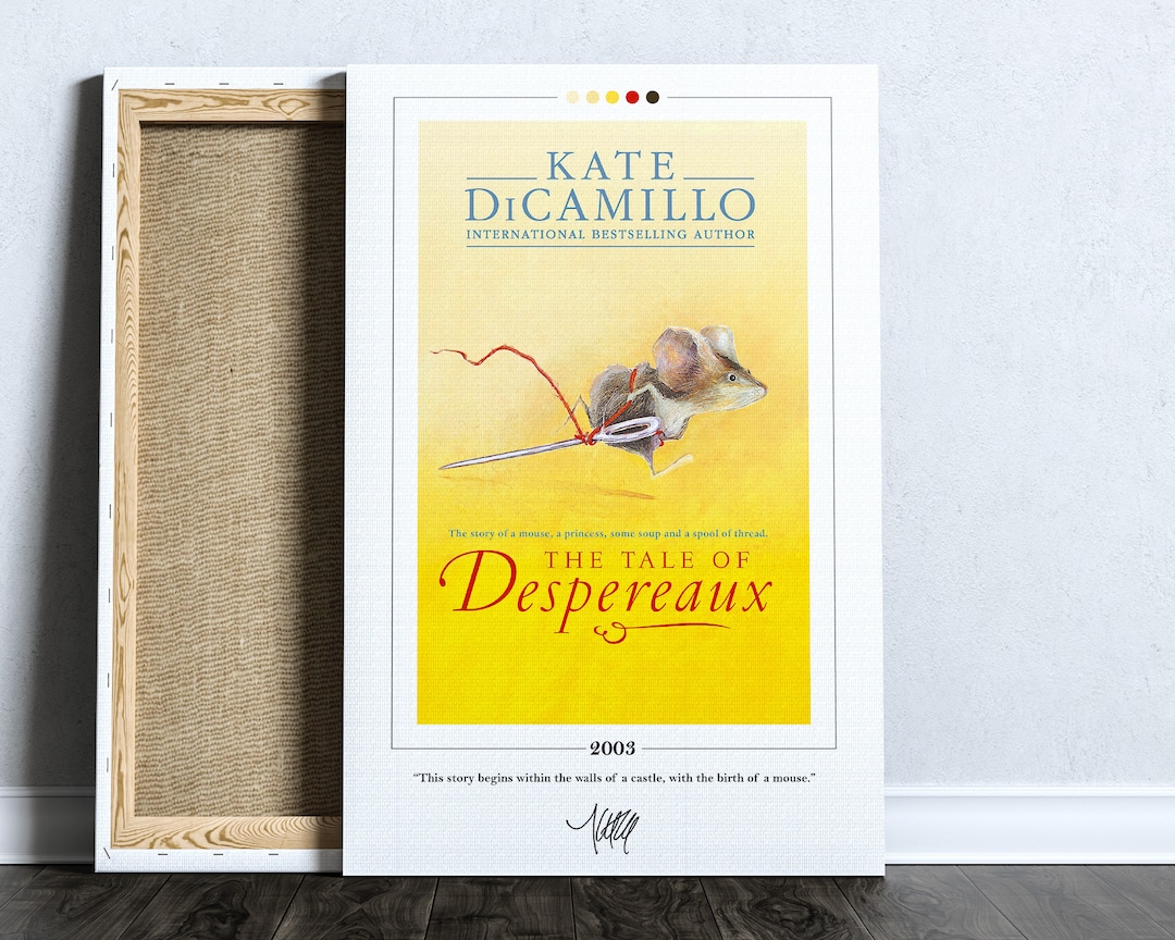 The Tale of Despereaux Book Cover Poster | Kate Dicamillo, the Tale of ...