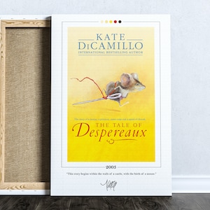 The Tale of Despereaux Book Cover Poster | Kate Dicamillo, the Tale of ...