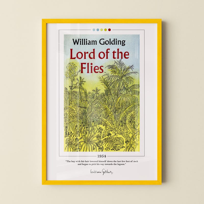 Lord of the Flies Book Cover - Etsy