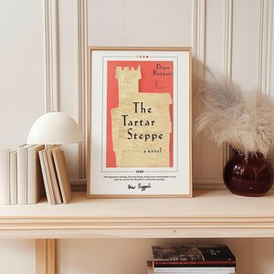The Tartar Steppe Book Cover Poster | Dino Buzzati, the Tartar Steppe ...