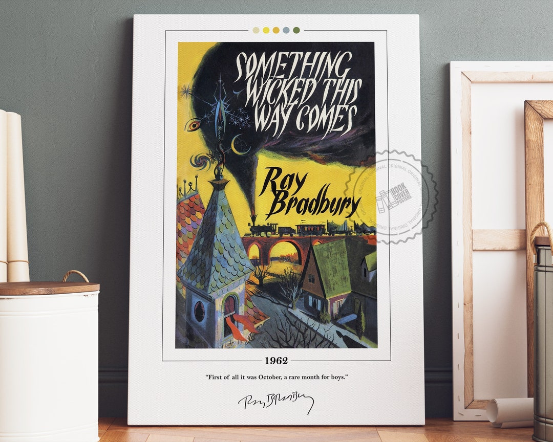 Something Wicked This Way Comes Book Cover Poster | Ray Bradbury ...