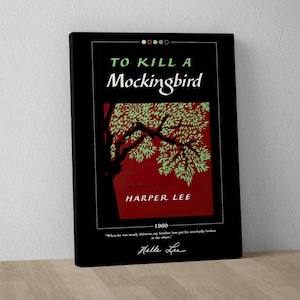 To Kill a Mockingbird Book Cover Poster | Harper Lee, to Kill a ...