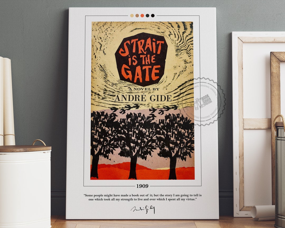Strait is the Gate Book Cover Poster | Andre Gide, Strait is the Gate ...