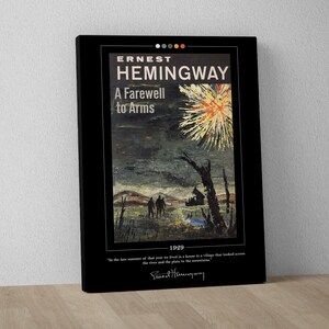 A Farewell to Arms Book Cover Poster | Ernest Hemingway, A Farewell to ...
