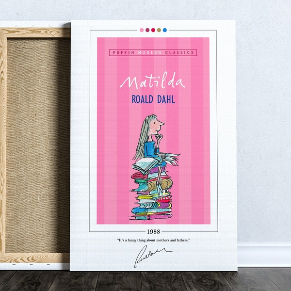 Roald Dahl Poster - Etsy