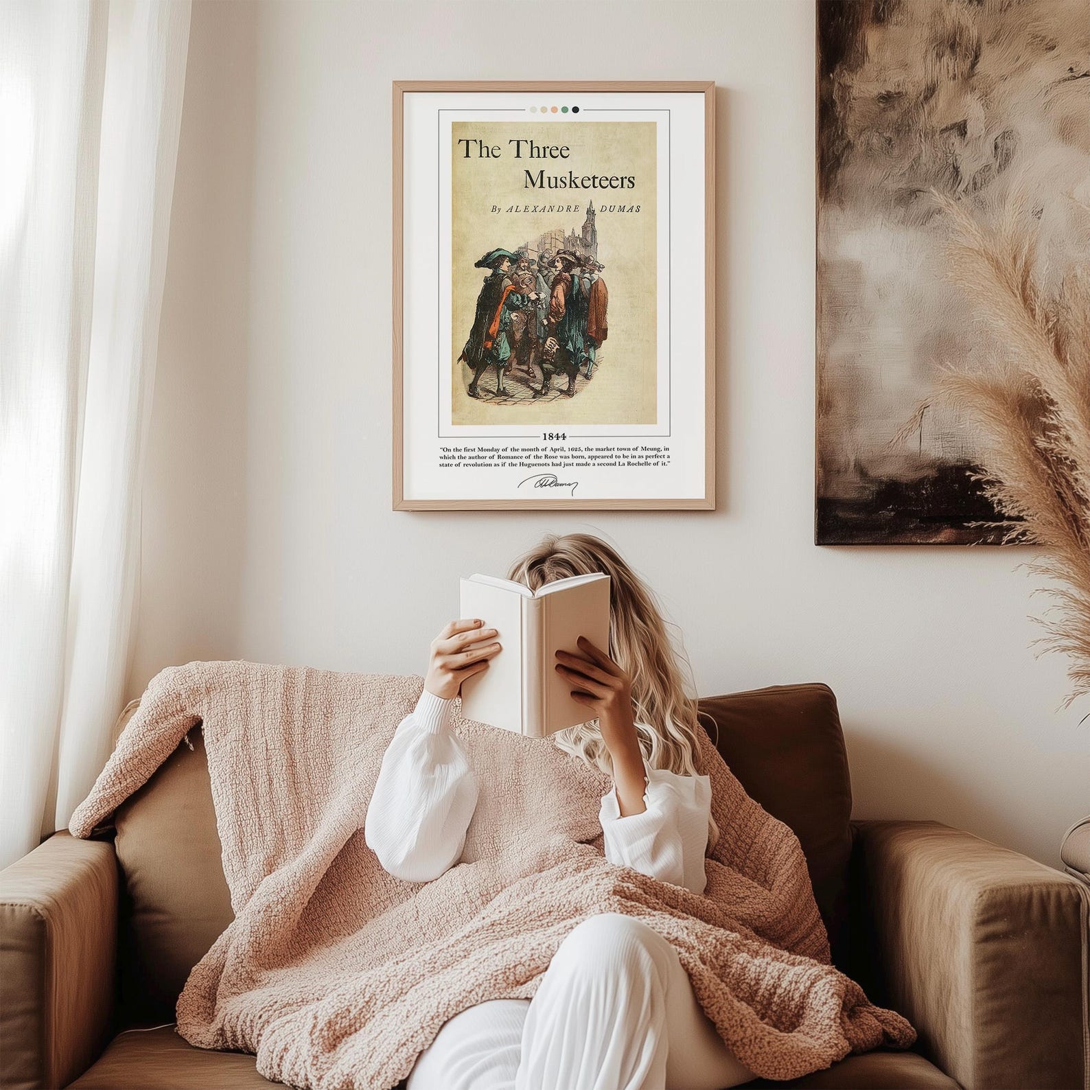 The Three Musketeers Book Cover Poster | Alexandre Dumas, the Three ...