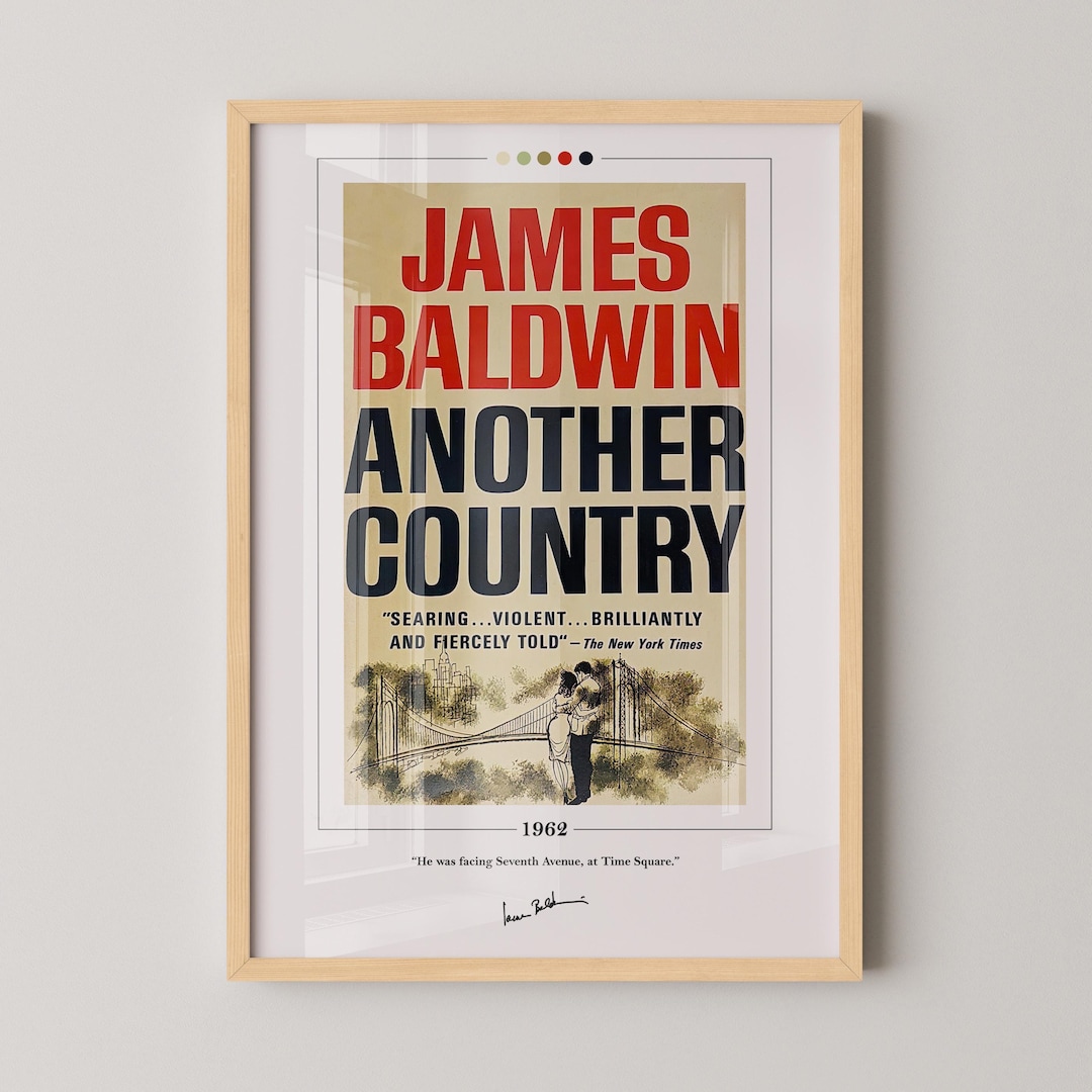 Another Country Book Cover Poster | James Baldwin, Another Country ...
