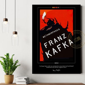 The Metamorphosis Book Cover Poster | Franz Kafka, Metamorphosis Poster ...