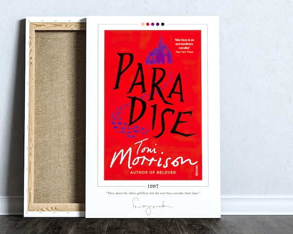 Paradise Book Cover Poster Toni Morrison Paradise Poster - Etsy