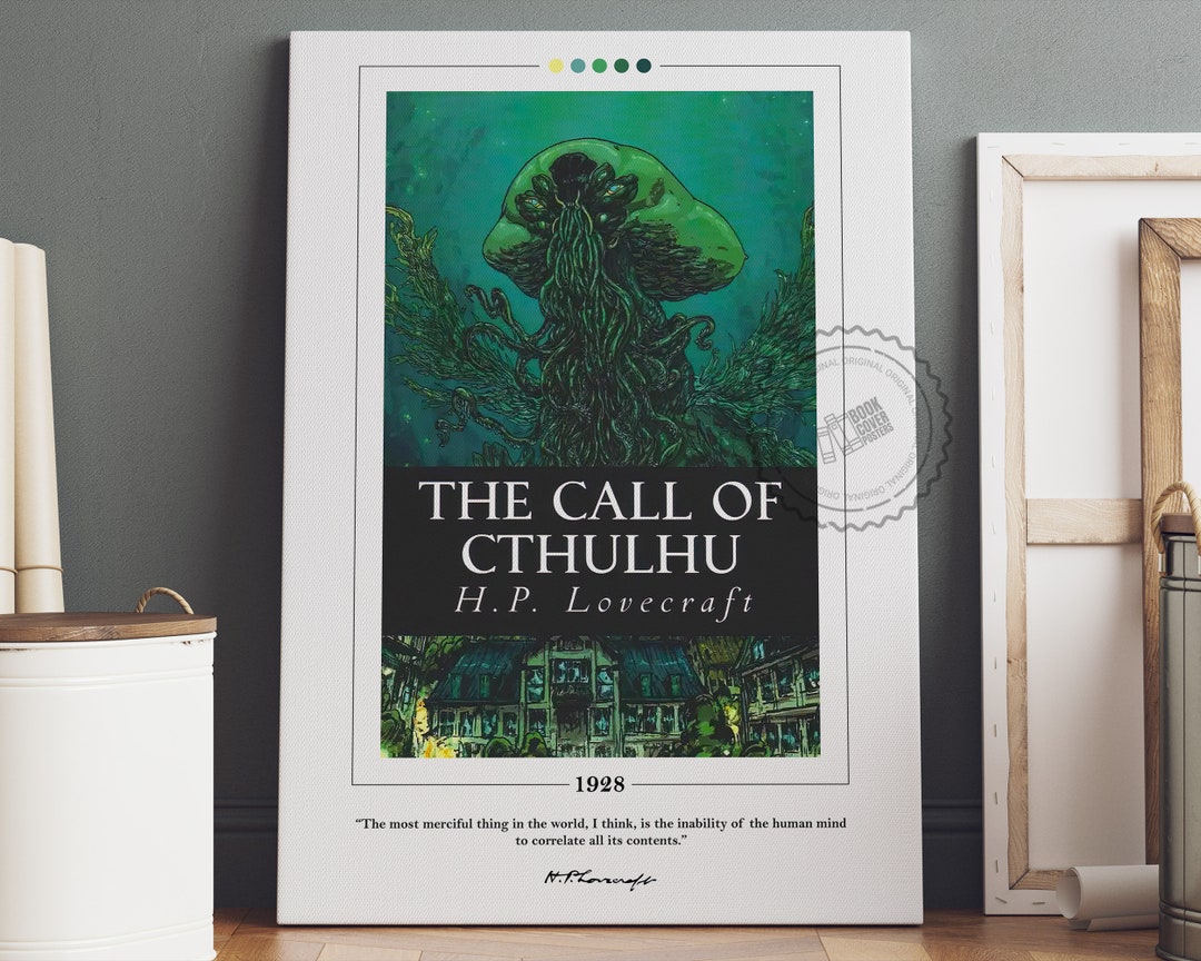 Call of Cthulhu Book Cover Poster | H. P. Lovecraft, Call of Cthulhu ...