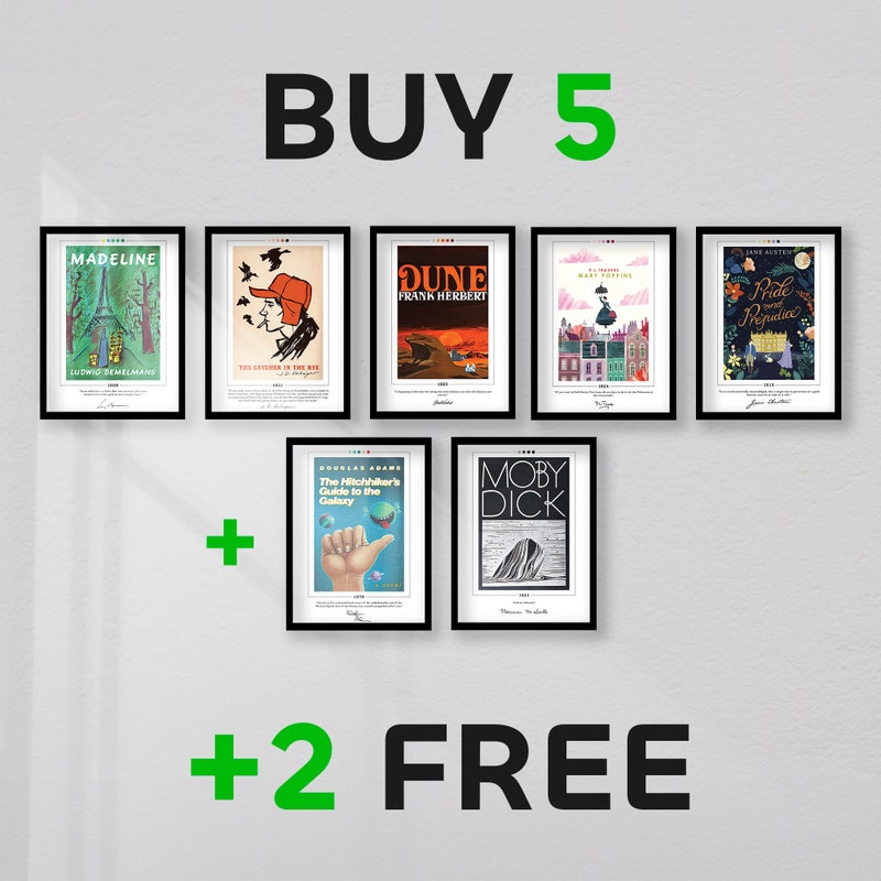Book Titles Posters - Etsy