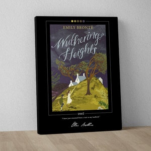 Wuthering Heights Book Cover Poster | Charlotte Bronte, Wuthering ...