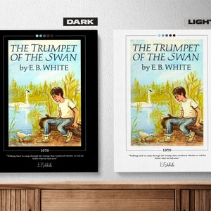 The Trumpet of the Swan Book Cover Poster | E. B. White, the Trumpet of ...