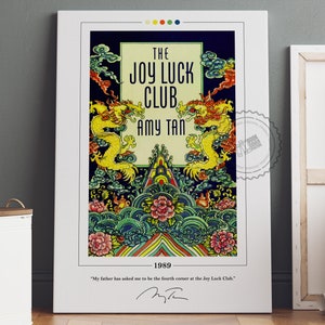 The Joy Luck Club Book Cover Poster Amy Tan Joy Luck Club - Etsy