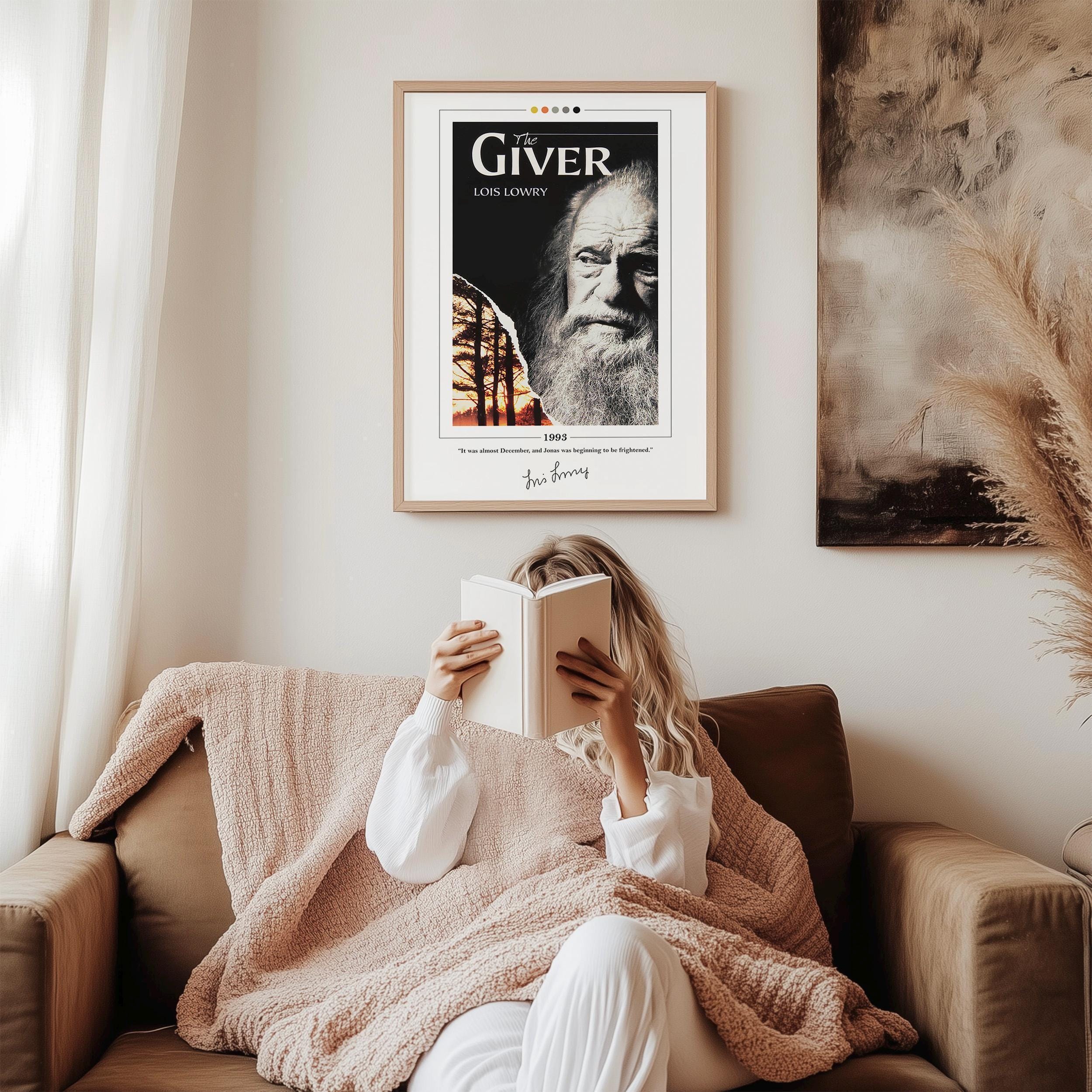 The Giver Book Cover Poster | Lois Lowry, the Giver Poster, the Giver ...