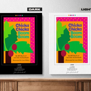 Chicka Chicka Boom Boom Book Cover Poster | Chicka Chicka Boom Boom ...