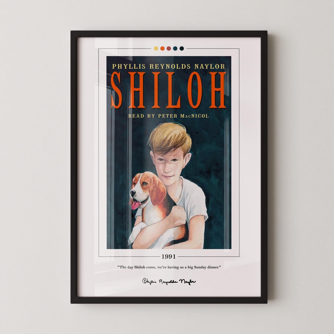 Shiloh Book Cover Poster | Phyllis Reynolds Naylor, Shiloh Poster ...