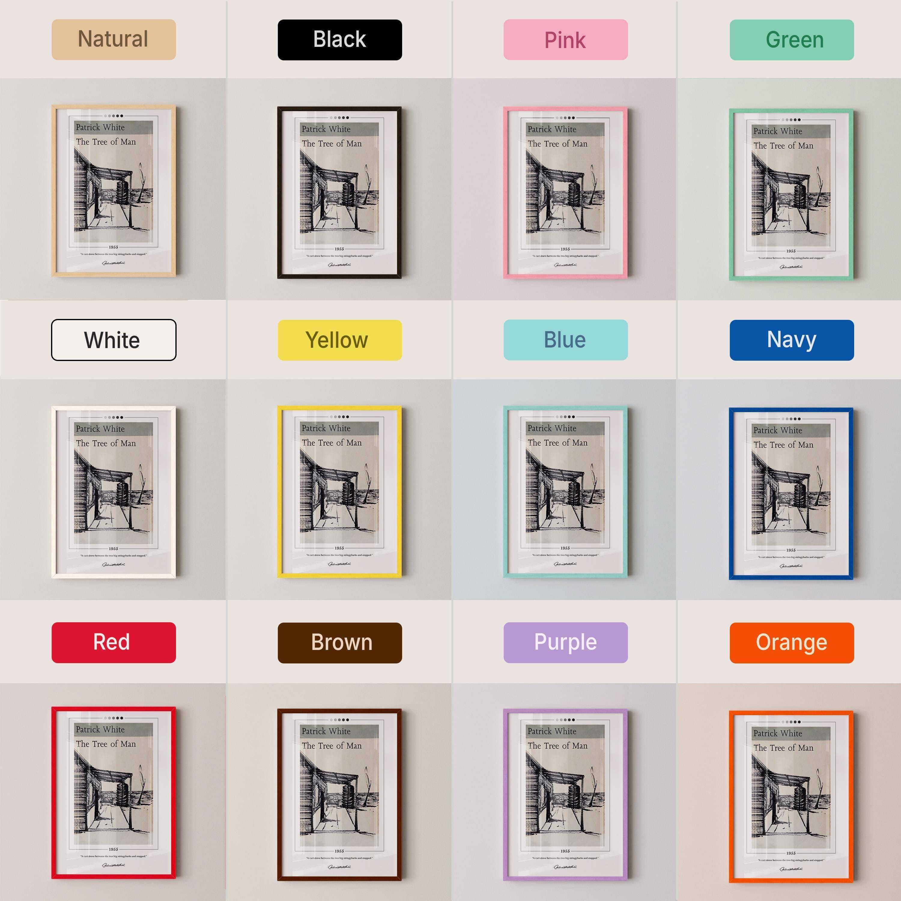 The Tree of Man Book Cover Poster | Patrick White, the Tree of Man ...