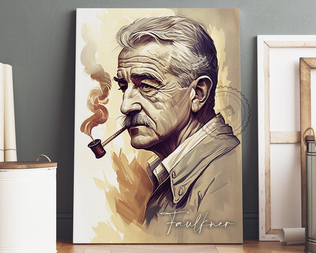 William Faulkner Poster Canvas | William Faulkner Canvas Wall Art ...