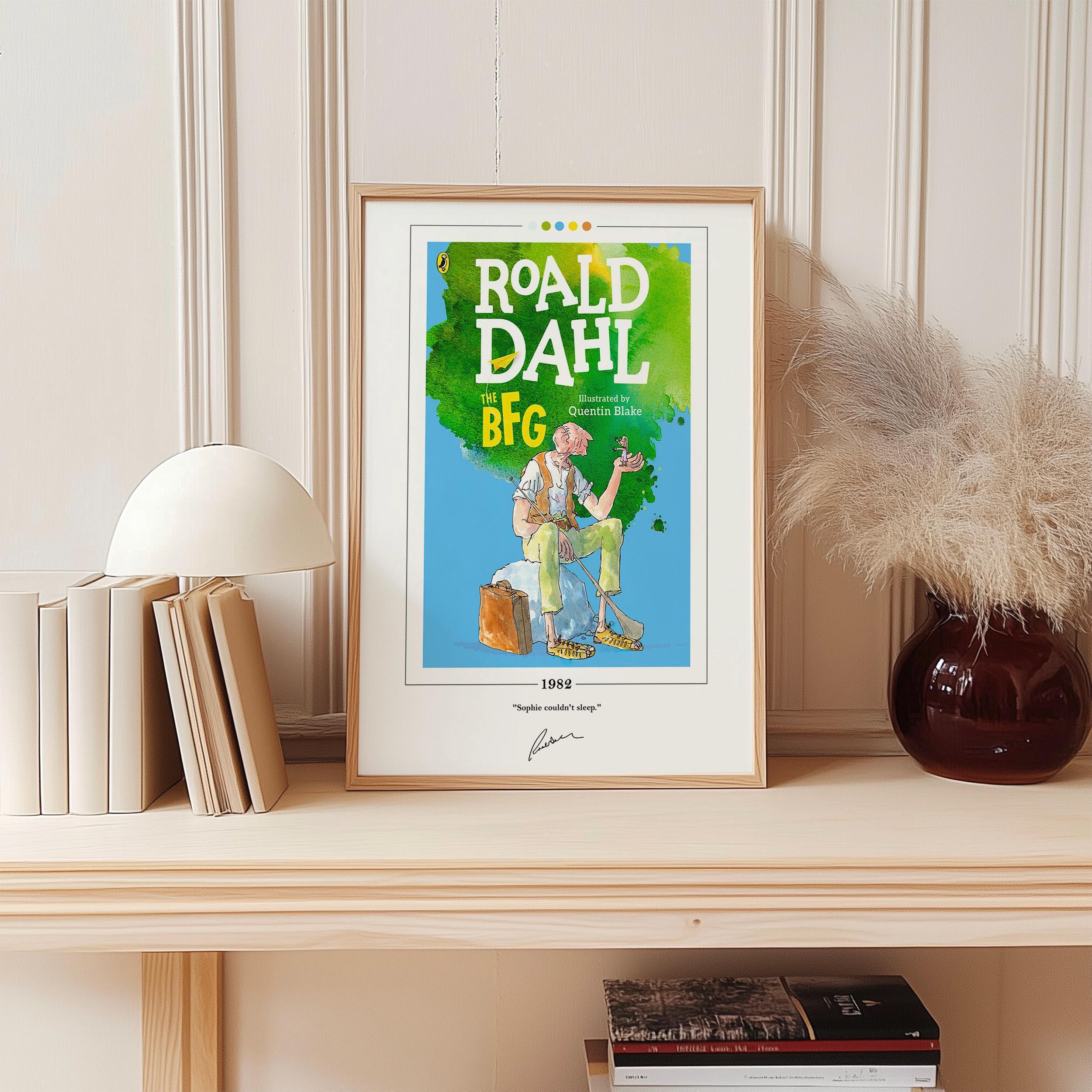 The BFG Book Cover Poster | Roald Dahl, the BFG Poster, the BFG Print ...