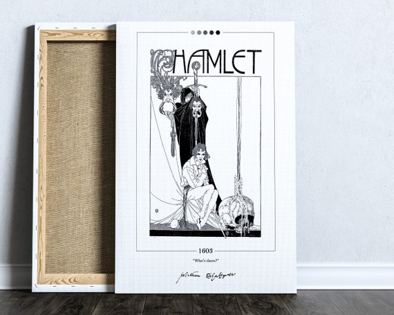 Hamlet Book Cover Poster William Shakespeare Hamlet Poster - Etsy