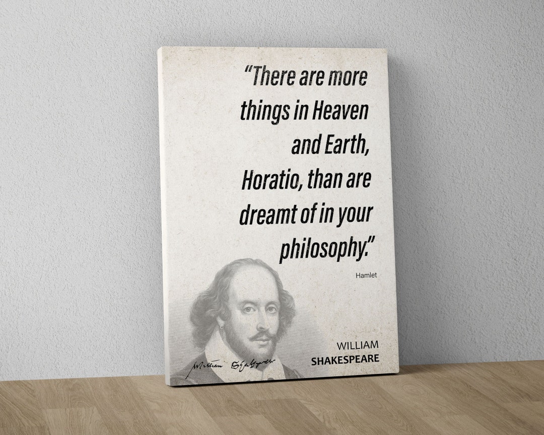 William Shakespeare Quote Wall Art Hamlet Quote Poster - Etsy