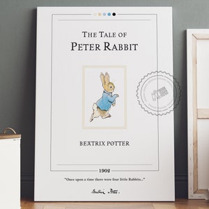 The Tale of Peter Rabbit Book Cover Poster | Beatrix Potter, the Tale ...