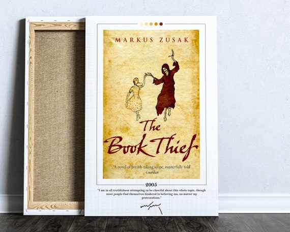 The Book Thief Book Cover Poster Markus Zusak Book Thief - Etsy UK