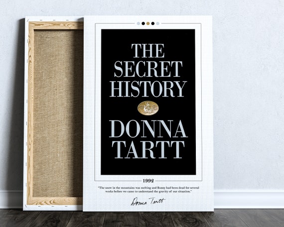 The Secret History Book Cover Poster Donna Tartt the Secret - Etsy