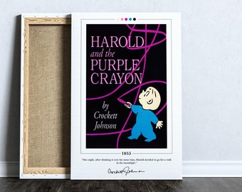 Harold and the Purple Crayon Poster - Etsy
