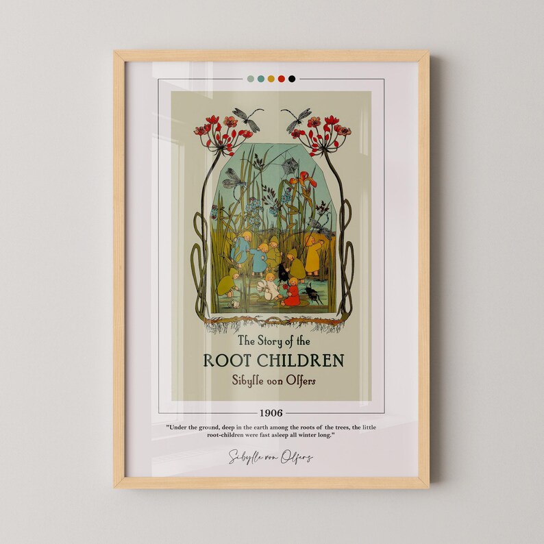 The Story of the Root Children Book Cover Poster | Sibylle Von Olfers ...
