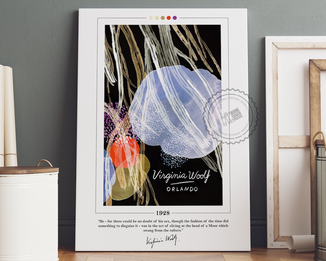 Orlando Book Cover Poster | Virginia Woolf, Orlando Poster, Orlando ...