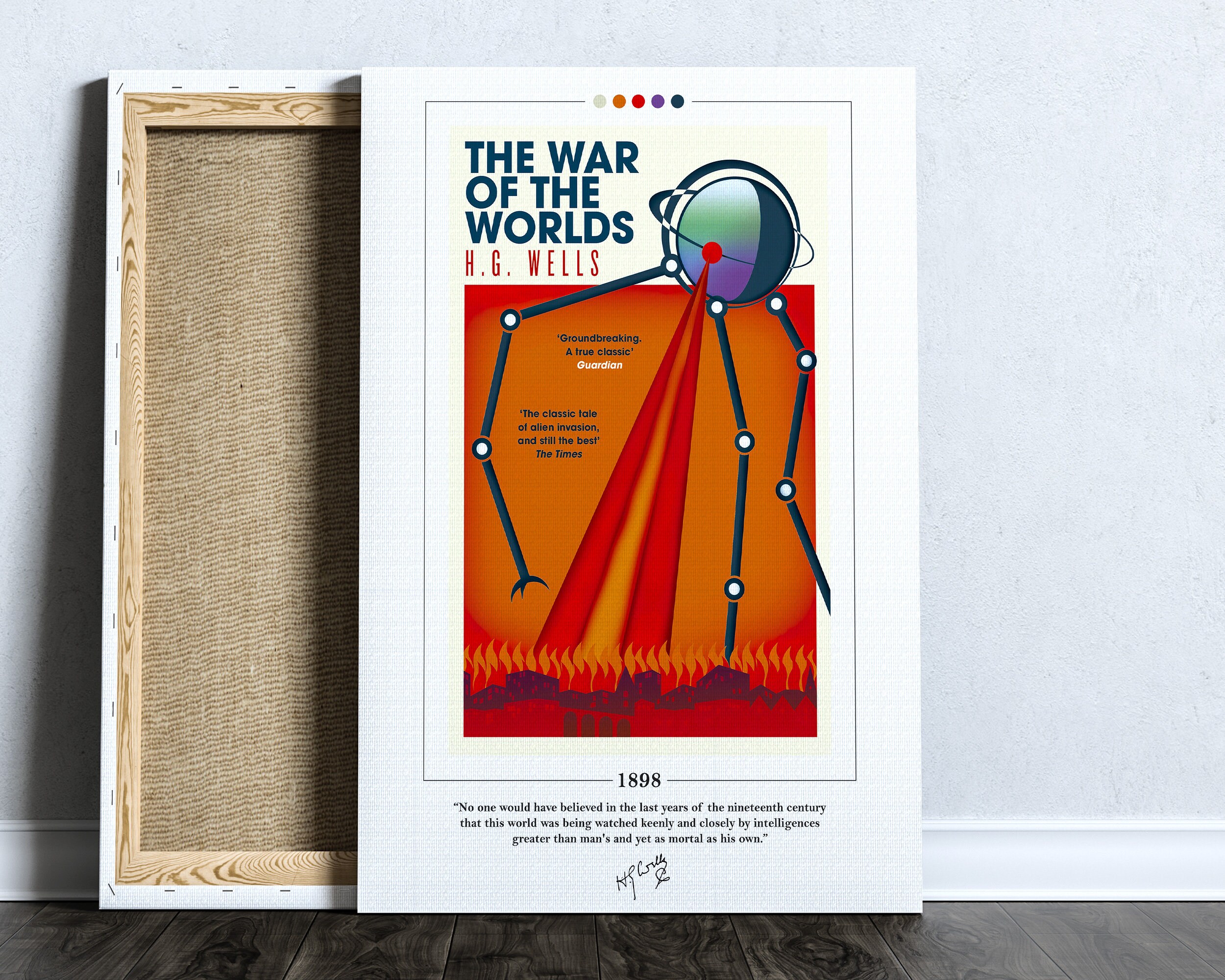 War Of The Worlds Book Alien Description