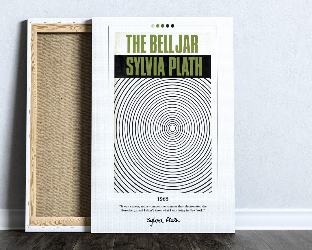 The Bell Jar Book Cover Poster | Sylvia Plath, the Bell Jar Poster, the ...