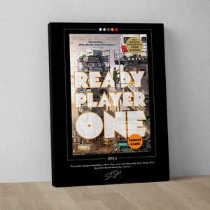 Ready Player One Book Cover Poster Ernest Cline, Ready Player One ...