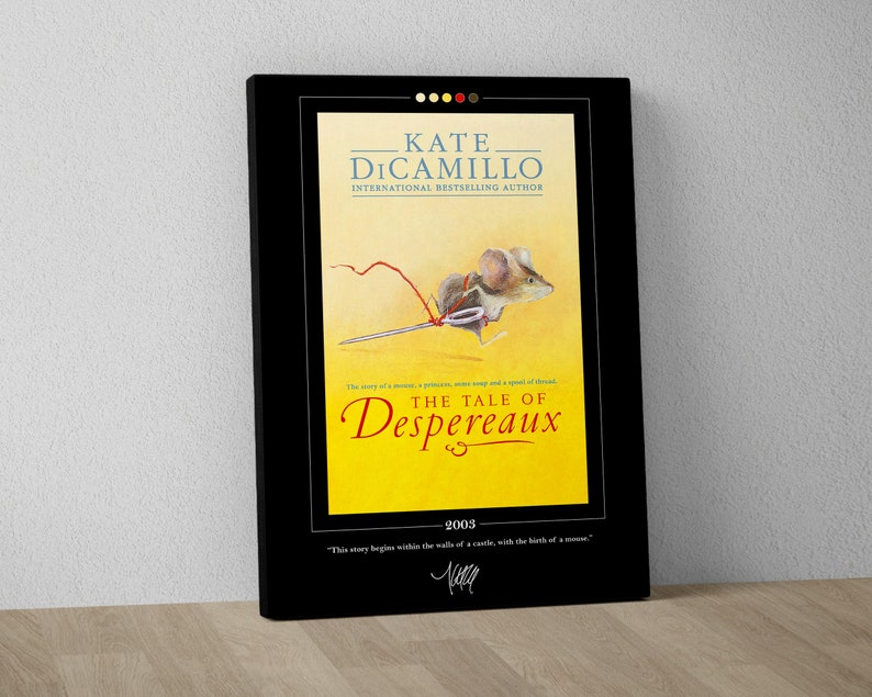 The Tale of Despereaux Book Cover Poster Kate Dicamillo the - Etsy
