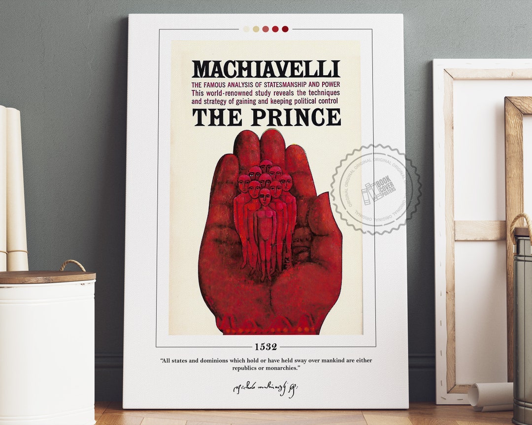 The Prince Book Cover Poster | Machiavelli, the Prince Poster, the ...