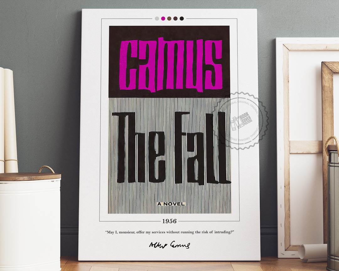 The Fall Book Cover Poster Albert Camus, the Fall Poster, the Fall ...