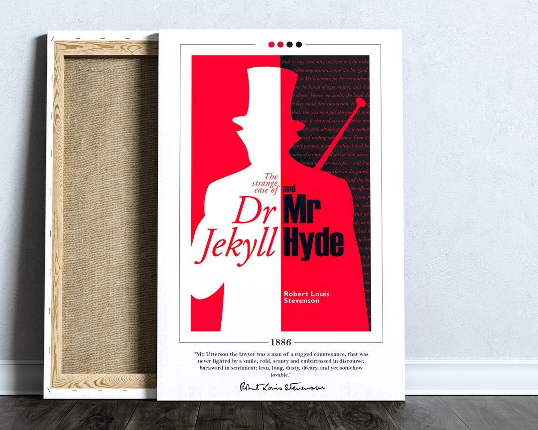 Dr Jekyll and Mr Hyde Book Cover Poster | Robert Louis Stevenson, Dr ...