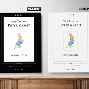 The Tale of Peter Rabbit Book Cover Poster | Beatrix Potter, the Tale ...