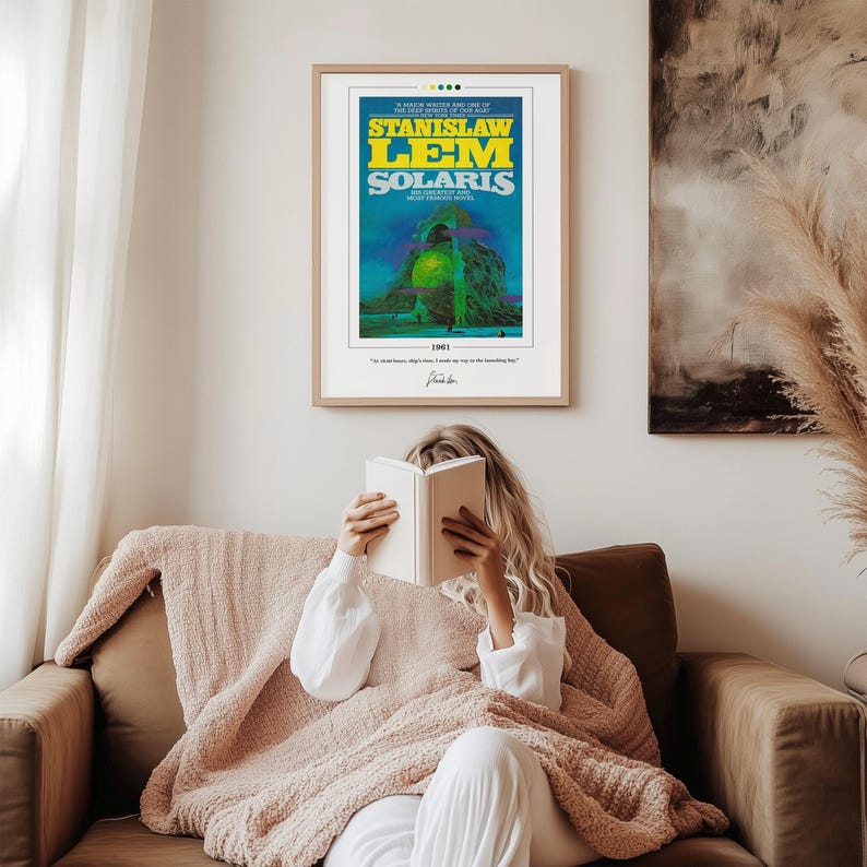 Solaris Book Cover Poster | Stanislaw Lem, Solaris Poster, Solaris ...