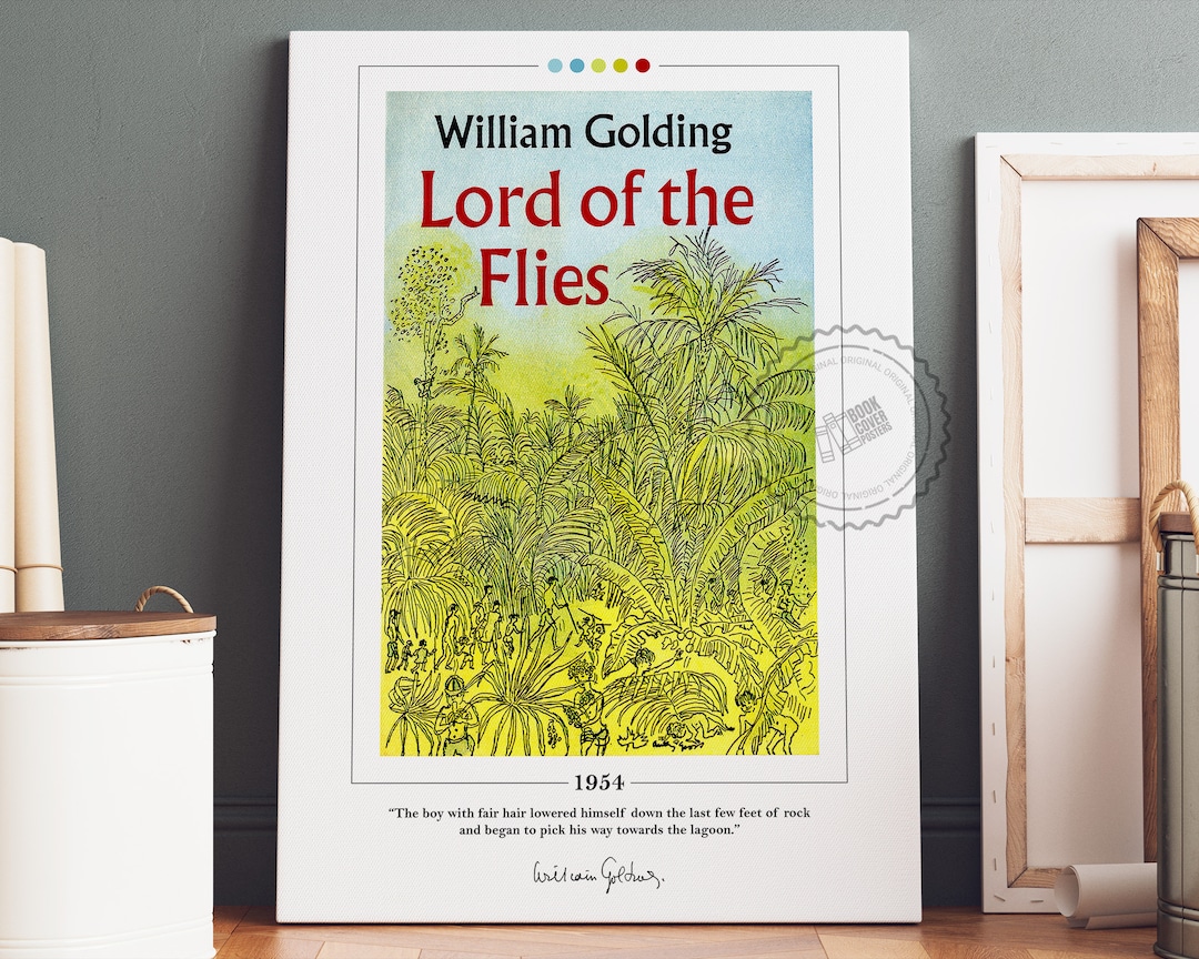 Lord of the Flies Book Cover Poster | William Golding, Lord of the ...