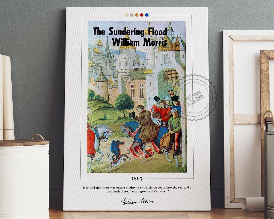 The Sundering Flood Book Cover Poster William Morris, the Sundering ...