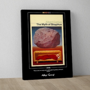 The Myth of Sisyphus Book Cover Poster | Albert Camus, Myth of Sisyphus ...