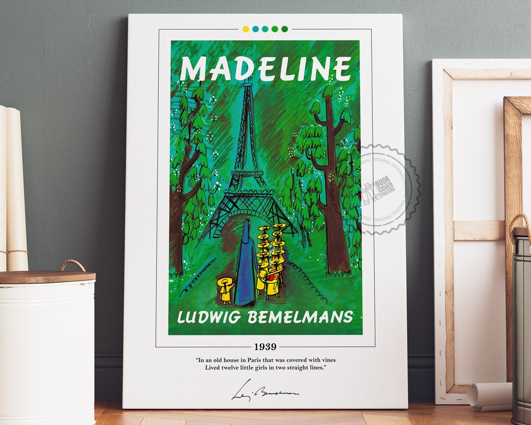 Madeline Book Cover Poster | Ludwig Bemelmans, Madeline Poster ...